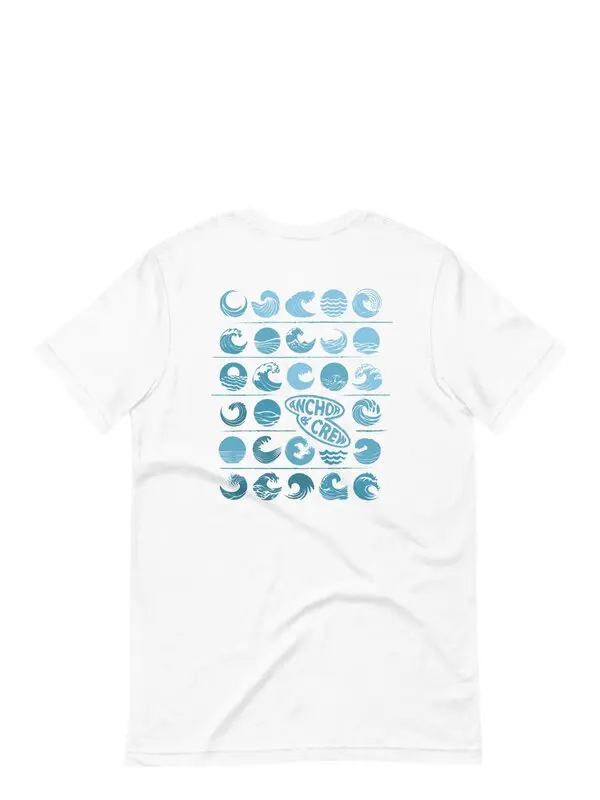 ANCHOR & CREW Surf N Waves Passenger Organic Cotton T-shirt - White