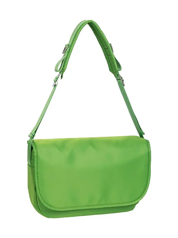 HAH ARCHIVE Round Flap Crossbody Bag - Green