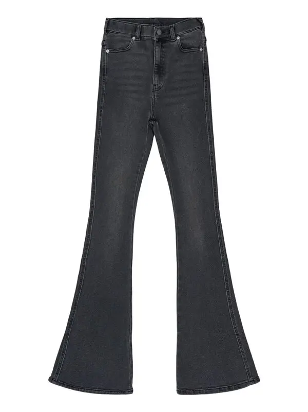 DR. DENIM Moxy High Flare Dark Mist - Grey