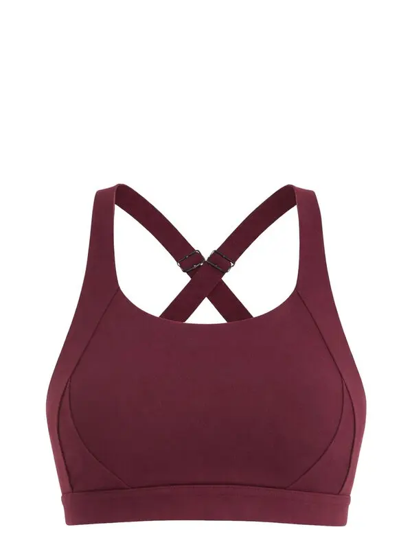 LOOM ARCHIVES Day Flow Cross Back Sports Bra - Red