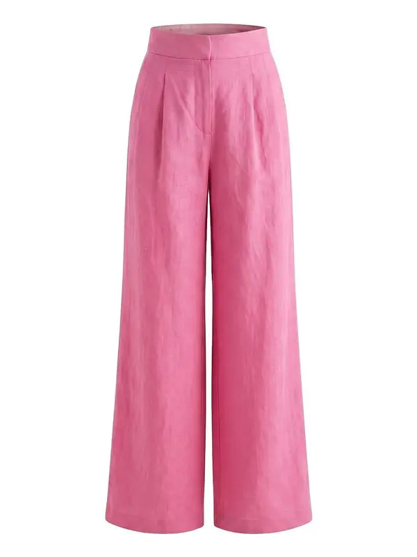 Yumi Kim Bliss Linen Pant - Pink