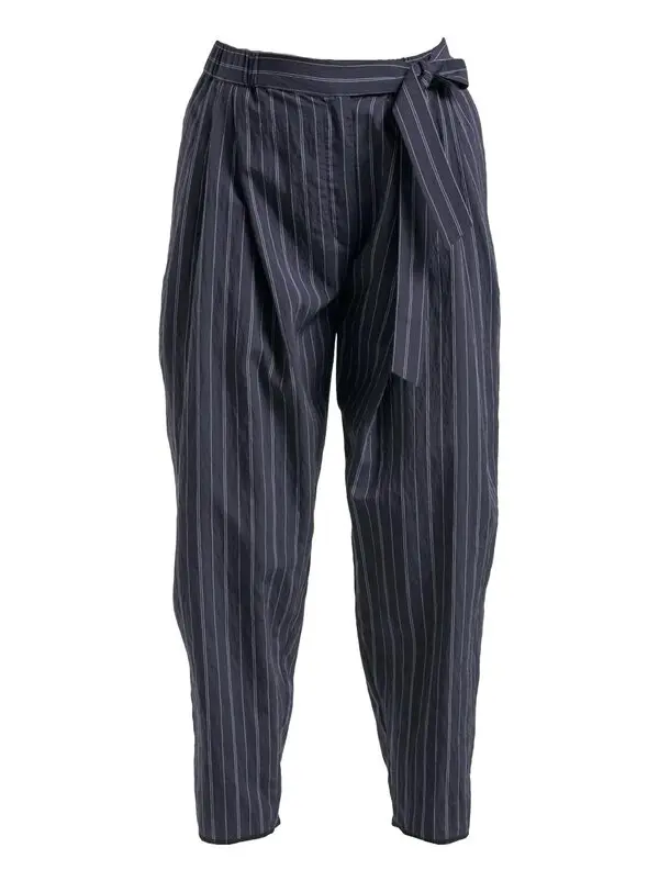 ARTISTA Blue / White Glance Peg Pants - Blue/white