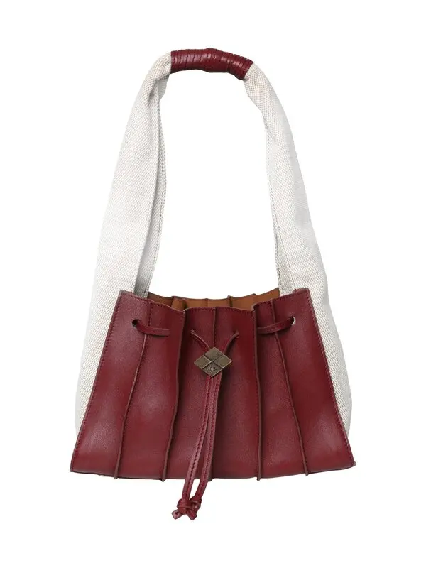 MAESE PLACE Burgundy Tablao Tapiz Mini Bag - Red