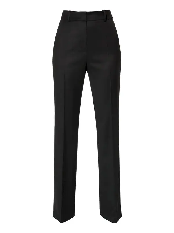 AGGI BY HALEWSKI Kyle High Waisted Trousers- Long - Black