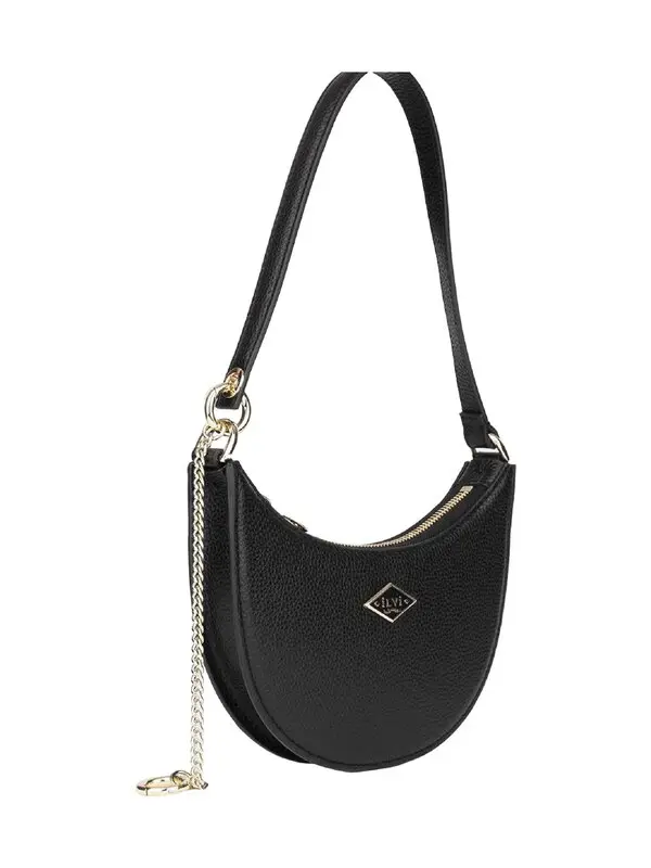 ILVI Sindire Floater Leather Shoulder Bag - Black