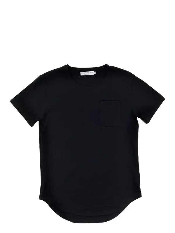 BRADFORD ROW Scoop Tee - Black