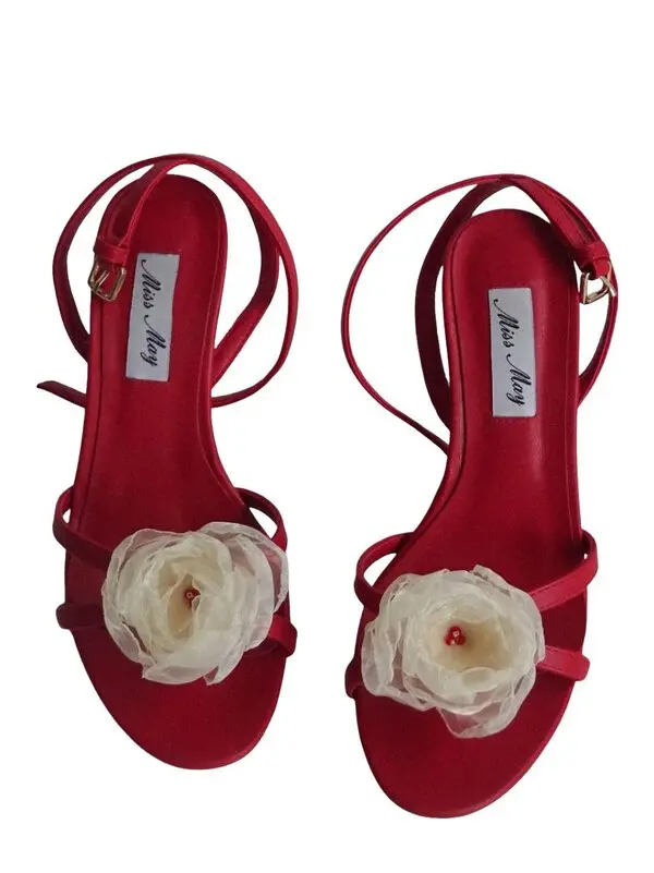 MISS MAY THE BRAND Lovers Lane Heels - Red