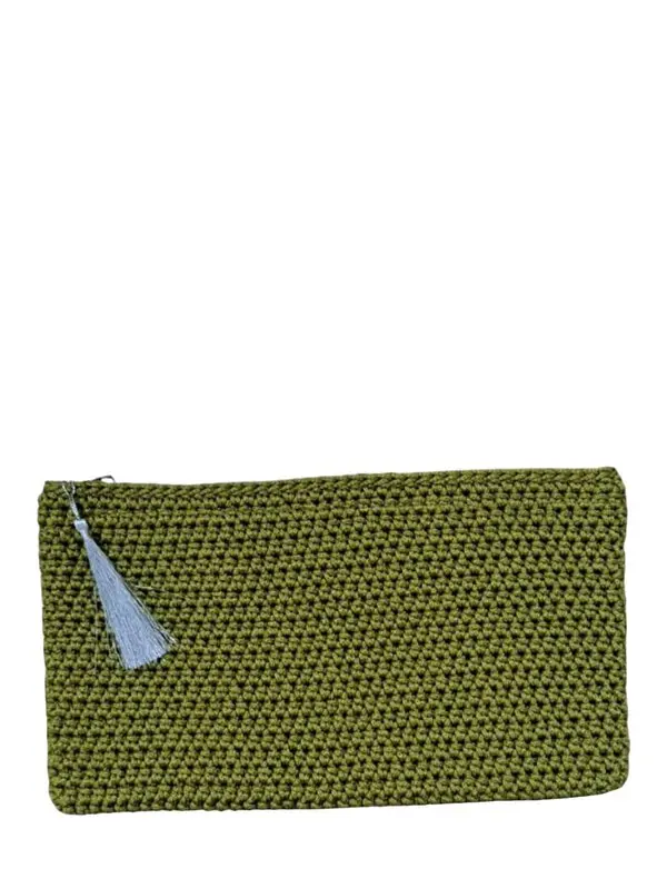 SPRINGMOONATELIER Special Luxury Hand Woven Bag - Green