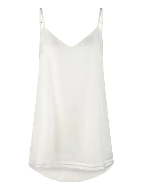 DREF Maldives Pure Silk Cami Ivory - White