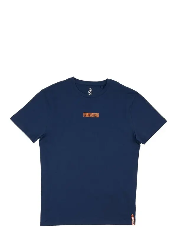EIGHT X Echo Graphic T-shirt – Navy - Blue
