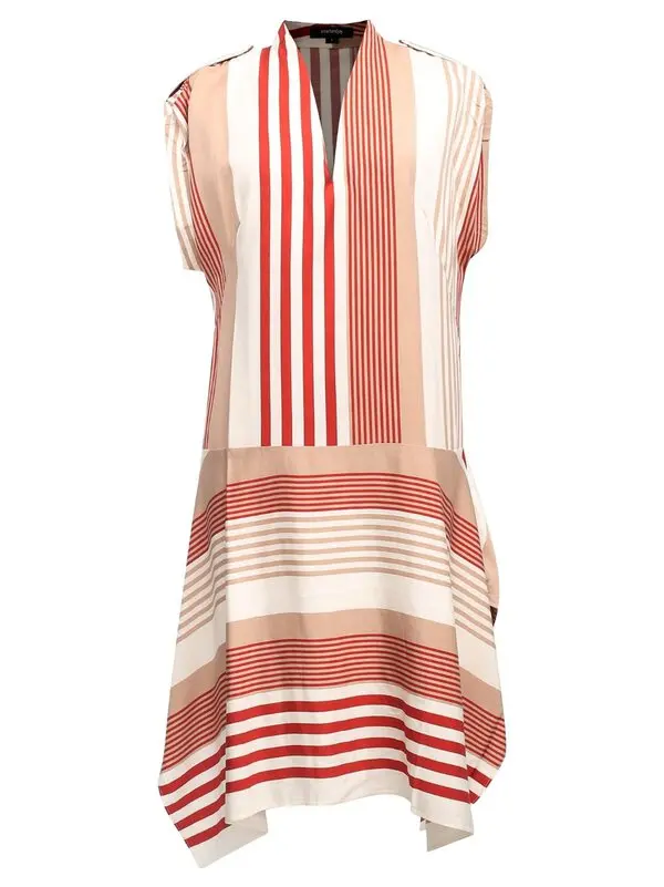 SMART AND JOY Stripe Print Game Dress - Red