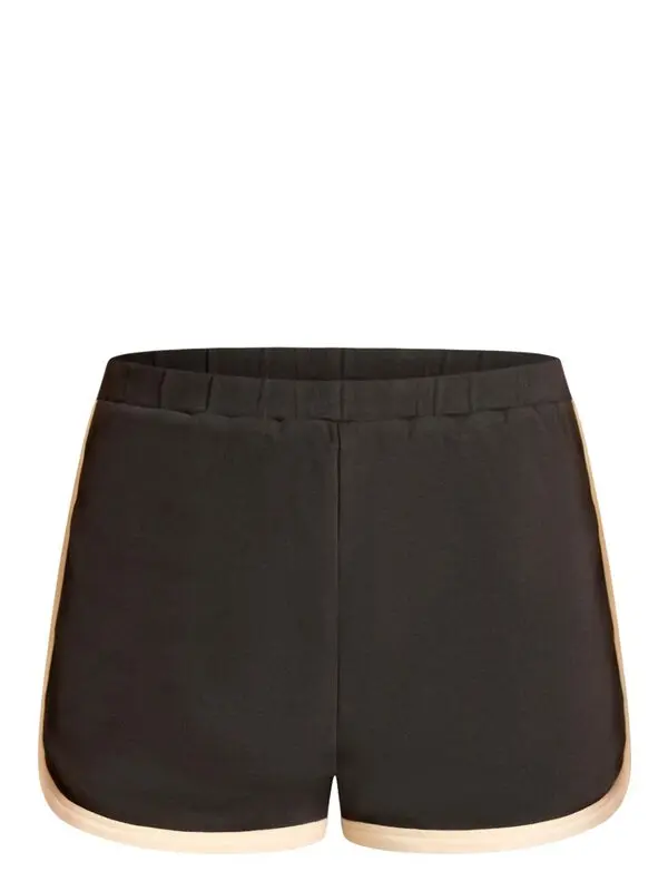 KNOWN SUPPLY Piped Athletic Shorts Juno /pearl - Black