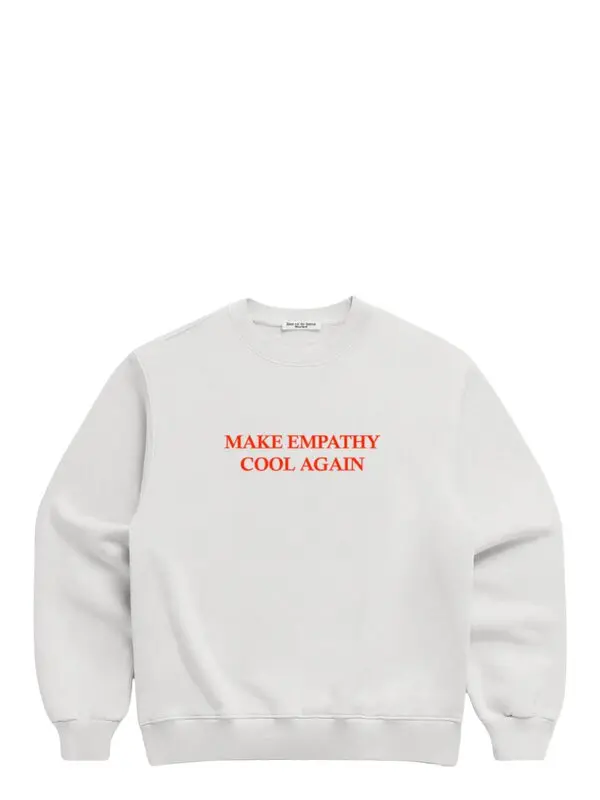 DONT EAT THE HOMIES Make Empathy Cool Again Crewneck Lunar Rock - Grey