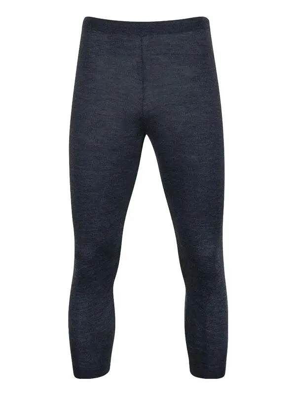 PAUL JAMES KNITWEAR Heavyweight Merino Activewear Zelios Thermal Bottoms Charcoal - Grey