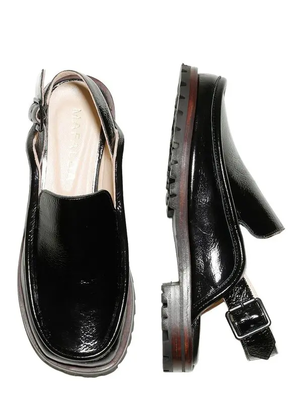 MAFALDA Dominic Patent Leather Loafer - Black
