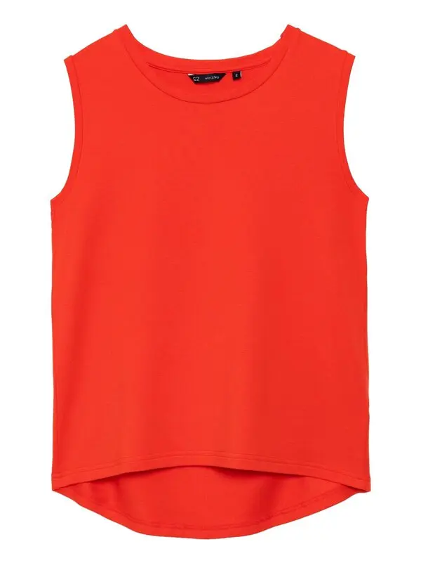 WEARTWO LONDON Hero Sleeveless Top, Coral - Red