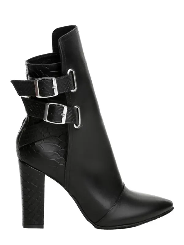 THE 5TH ELEMENT Rock The City Printed High Boots - Black