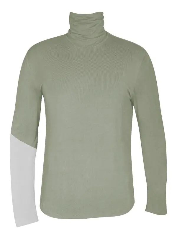 CARLTON JONES Bamboo Turtleneck Homme - Green