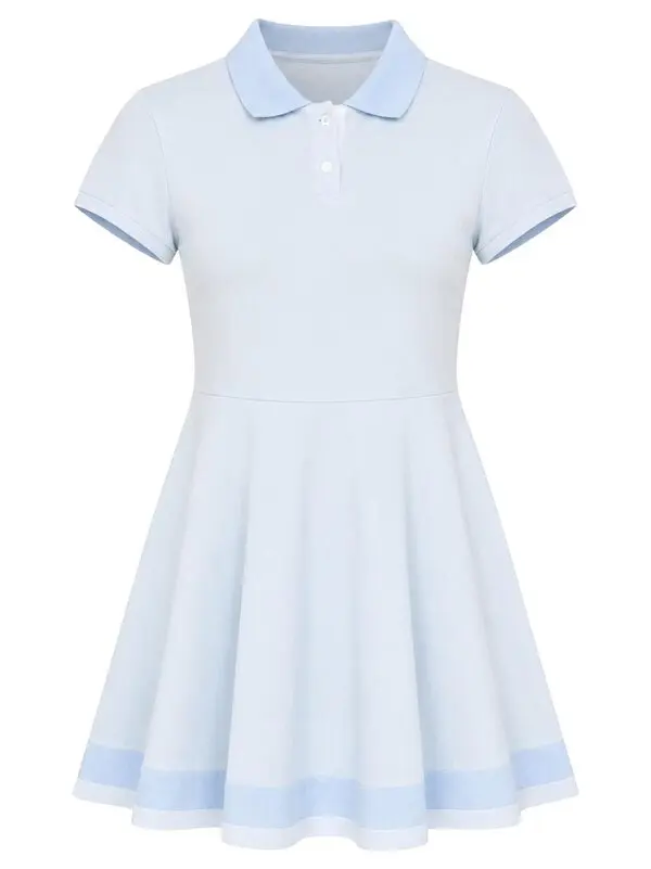 Carmen Says Matchpoint Jersey Knit Mini Tennis Dress - Blue