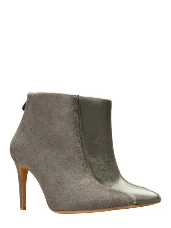 ROSAMUND MUIR LONDON Paulina Duo Texture Boots - Grey