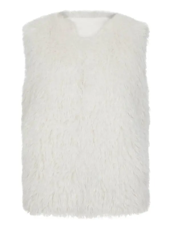 NOOKI DESIGN Scandi Gilet In Cream - White