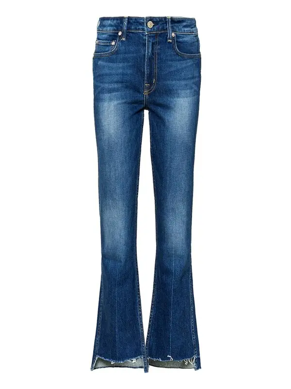 NOEND Farrah Kick Flare Jeans In Cincinnati - Blue
