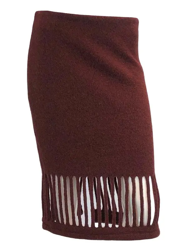 SNIDER Rustic Skirt - Red