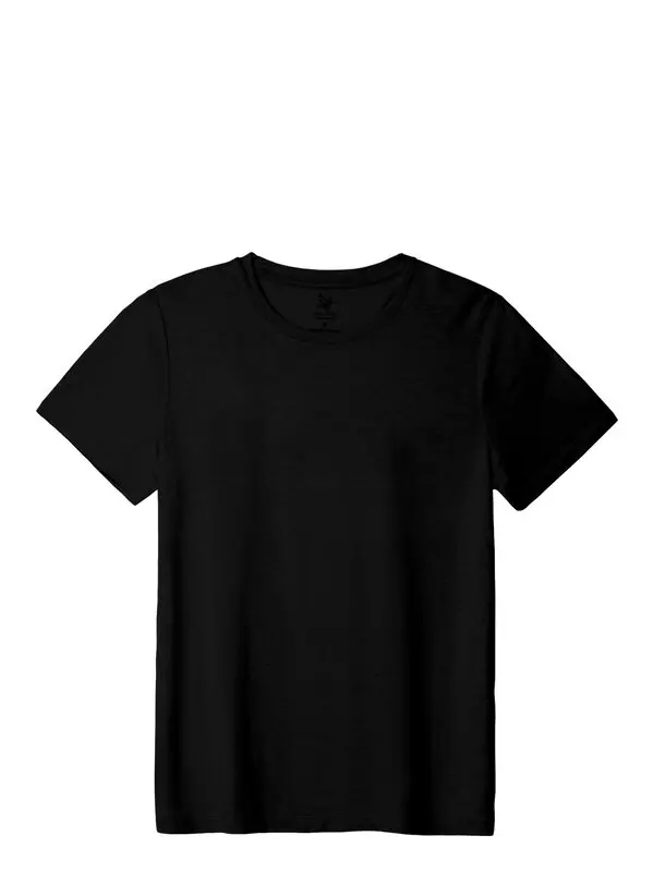 ON/OFF ESSENTIALS Bamboo Crew Neck Tee - Black