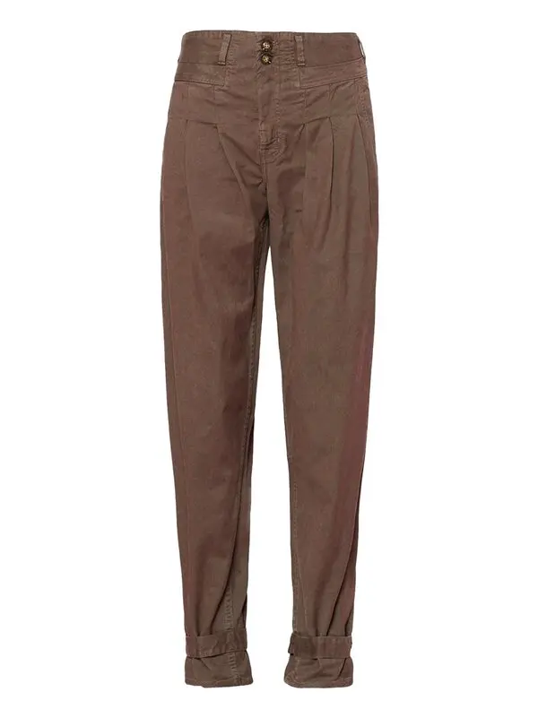 NOEND Syd Utility Balloon Pants In Coco - Brown