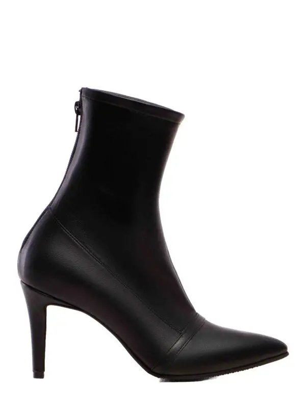 THE 5TH ELEMENT Vanya Stretch Leather Mid-boot - Black