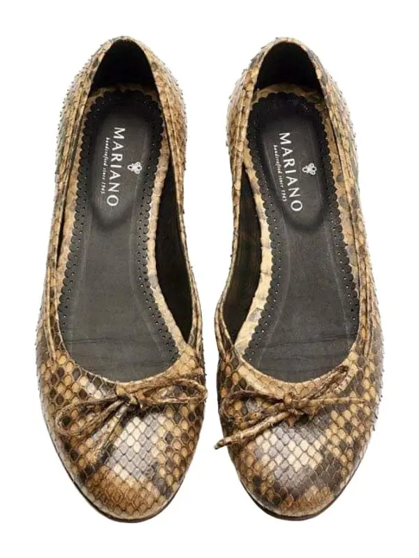 MARIANO SHOES Salema Flats Camel - Grey