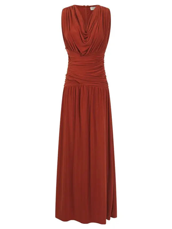 CELESTINE & MAE Daphne Maxi Dress - Orange