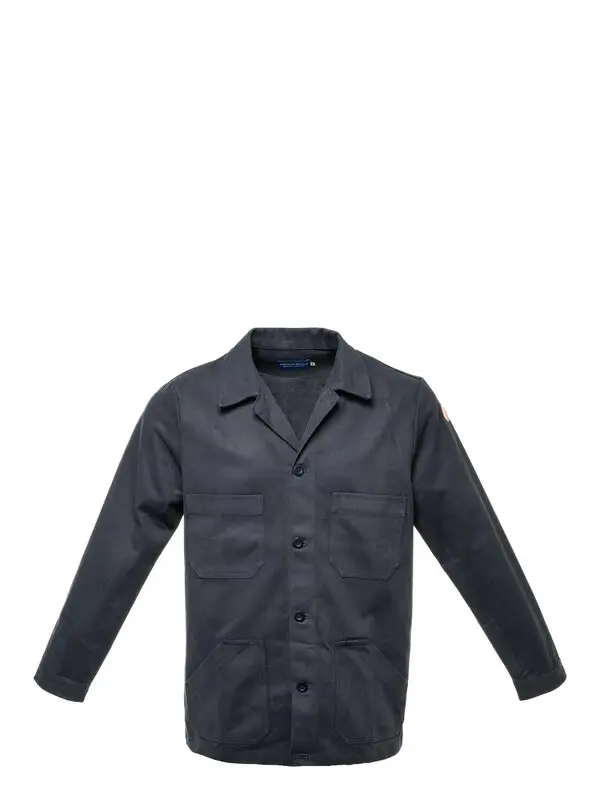 ARTHUR BEALE Canvas Utility Jacket - Blue