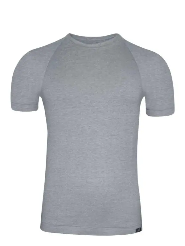 ZD ZERO DEFECTS Round Neck T-shirt Premium Comfort Egyptian Cotton Color - Grey