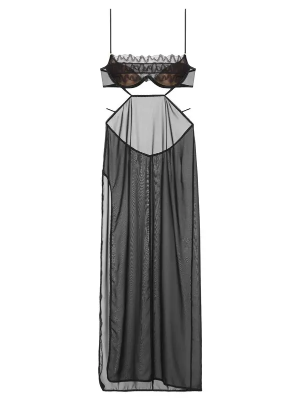 GOD SAVE QUEENS Stardust Maxi Dress - Black