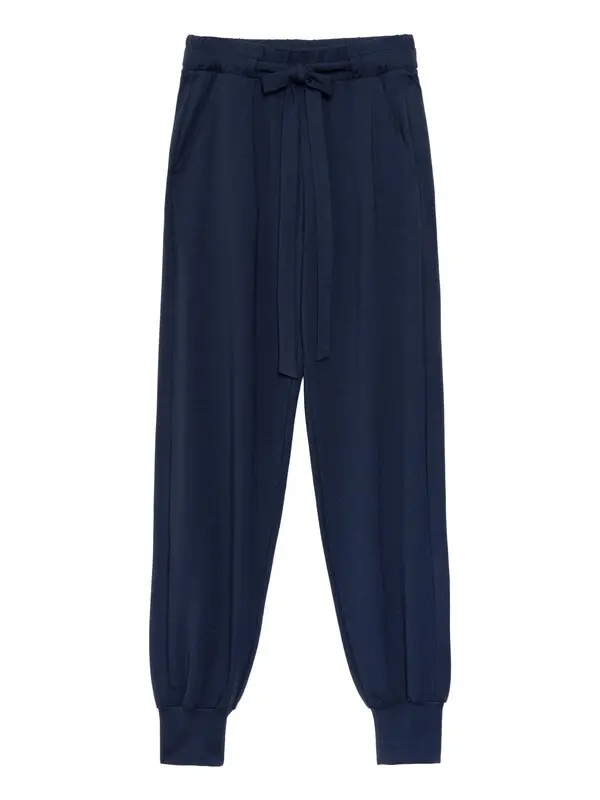 WEARTWO LONDON Siren Cuffed Leg Trousers, Navy - Blue