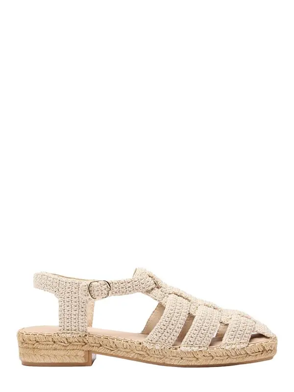 NAGUISA Bermeo Espadrille Sandals - Beige