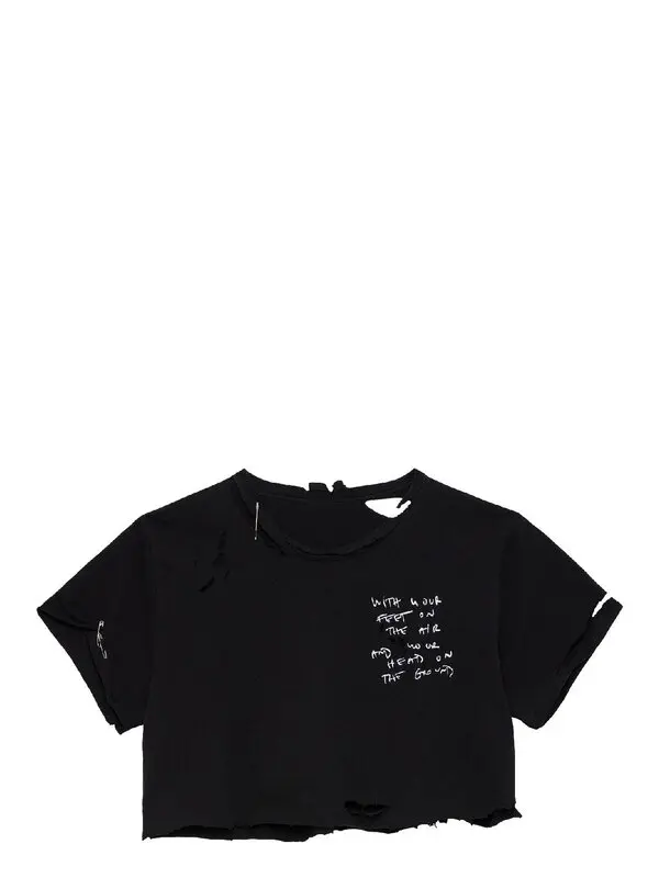 COME ON Mind T-shirt Organic Cotton - Black