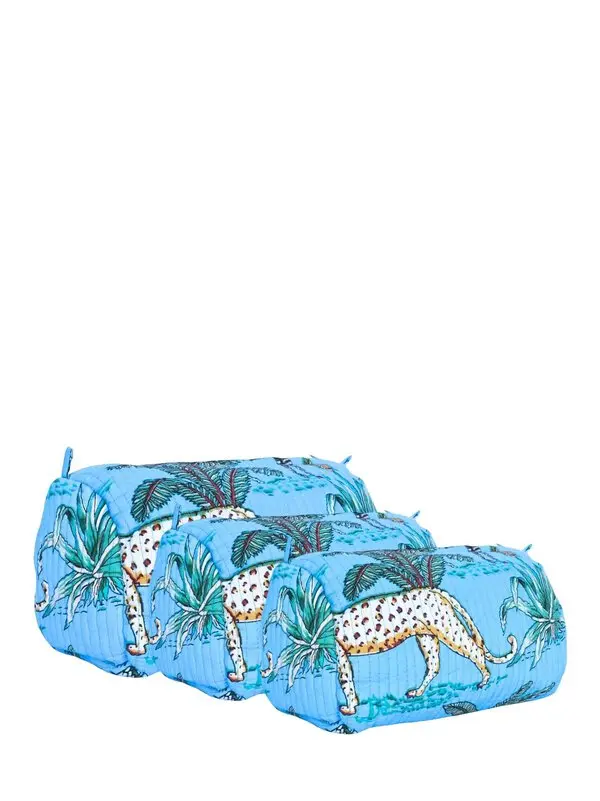 CYC Jungle Three Piece Travel Set Washed - Blue