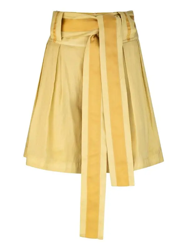 DREF Florence High Waist Short Mustard - Yellow