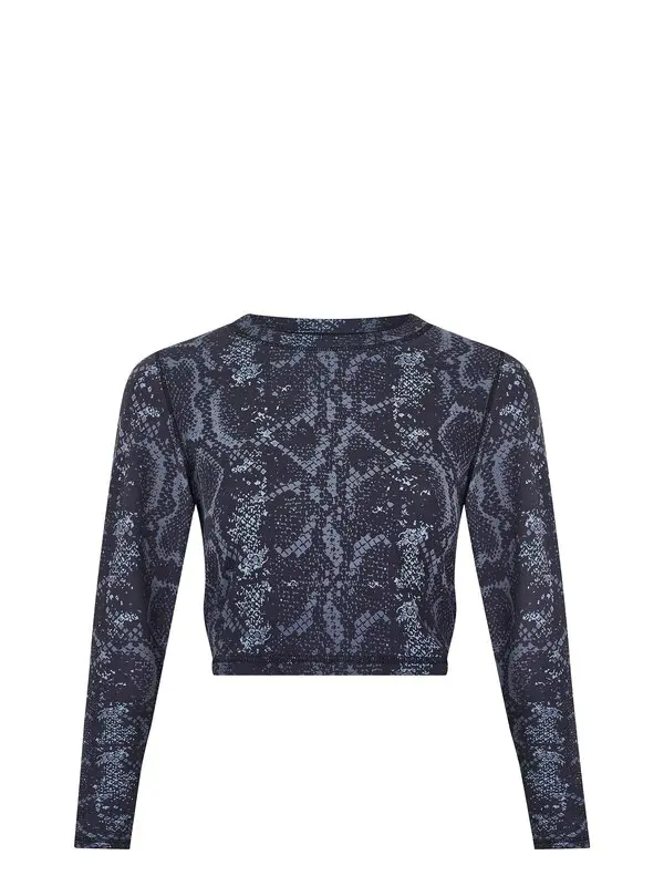 LULA-RU Long Sleeve Top Snake - Grey