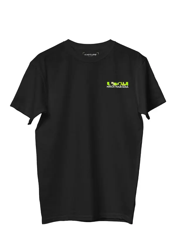 KAPTURE Hatch Your Soul Printed Tee - Black