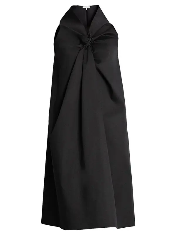 BIANCA POPP Rosebud Dress In Cotton - Black