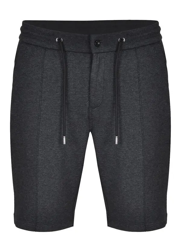 DAVID WEJ Enzo Cotton Loose Fit Short Charcoal - Grey