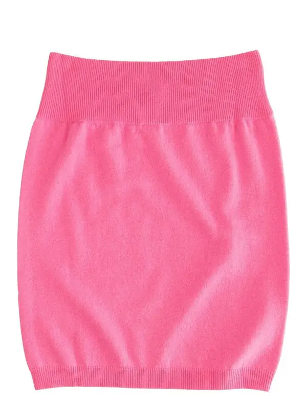 ZENZEE Cashmere Mini Skirt Bubblegum - Pink