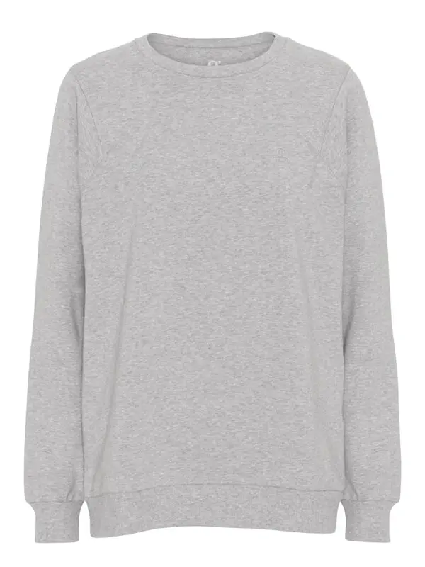 GROBUND Sava Sweatshirt The Oversize In Melange - Grey