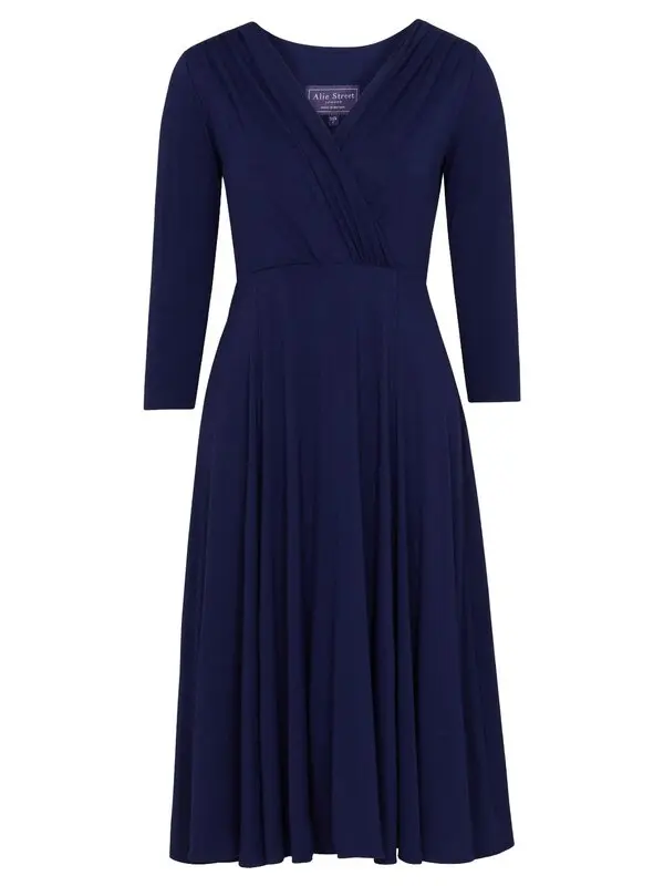 ALIE STREET LONDON Petite Annie Dress In Eclipse - Blue