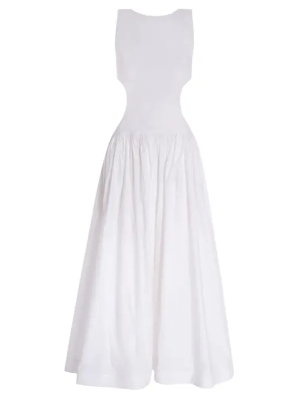 CONCEPTO Museum Cotton Dress - White