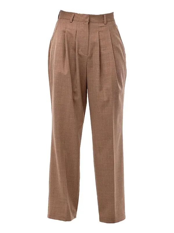 MAISON BOGOMIL High-waist Tailored Pants - Brown