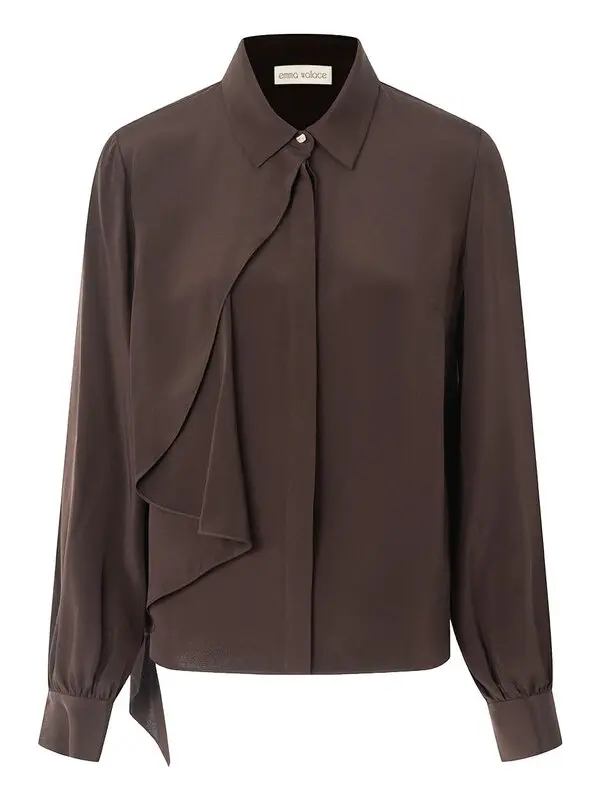EMMA WALLACE Qua Shirt - Brown